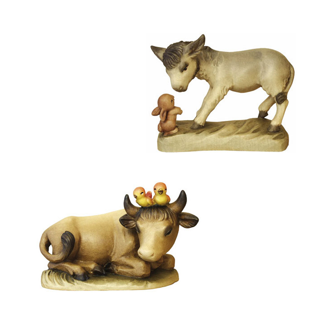 ANRI - Ox and Donkey - Juan Ferrandiz nativity - Cecconi